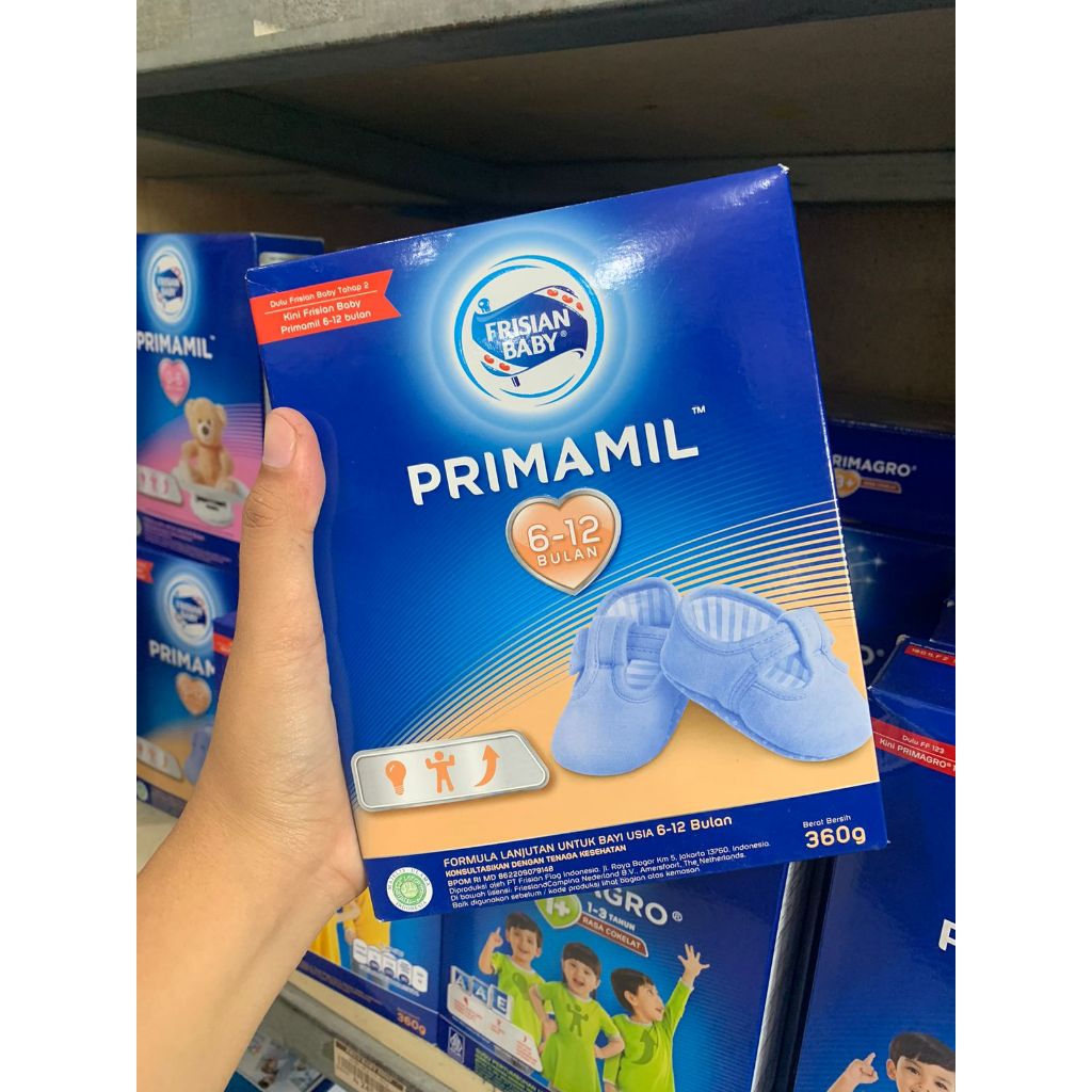 Jual FRISIAN BABY PRIMAMIL TAHAP 2 (6-12 BULAN) KEMASAN 360G | Shopee ...