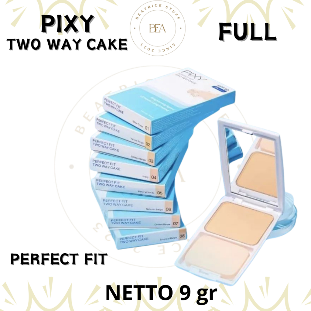 Jual PIXY TWO WAY CAKE PERFECT FIT FULL & REFILL Kardus Biru - Bedak ...