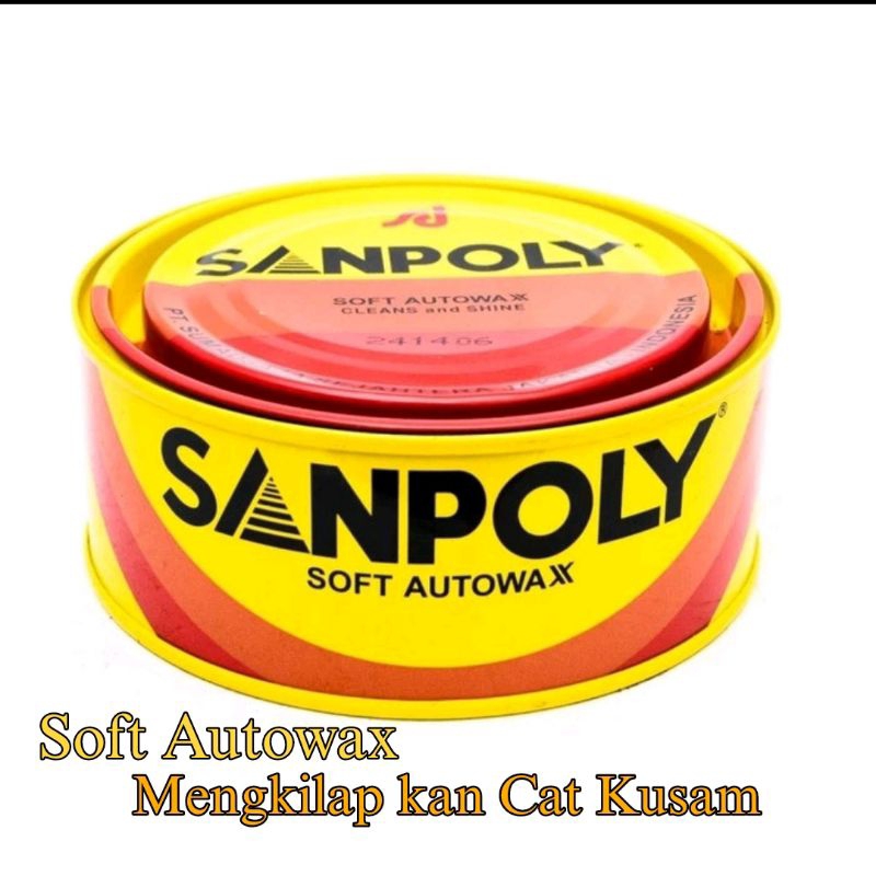 Jual Sanpoly Soft Autowax/Sanpoly kaleng 250 g | Shopee Indonesia