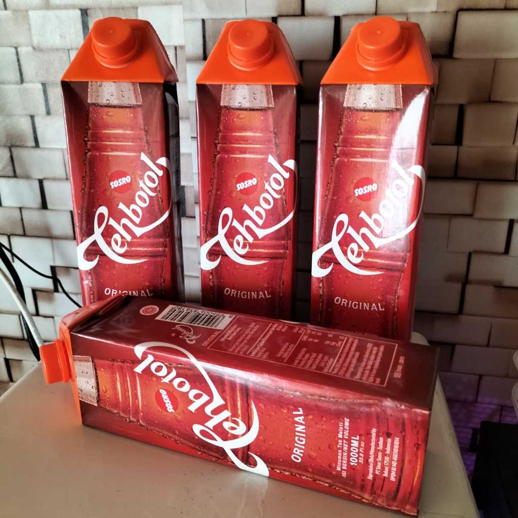 Jual Teh Botol Sosro kotak 1 liter (KARTON/DUS) | Shopee Indonesia