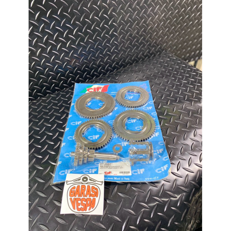 Jual Gear set 4 speed vespa pts special smallframe original CIF Italy ...