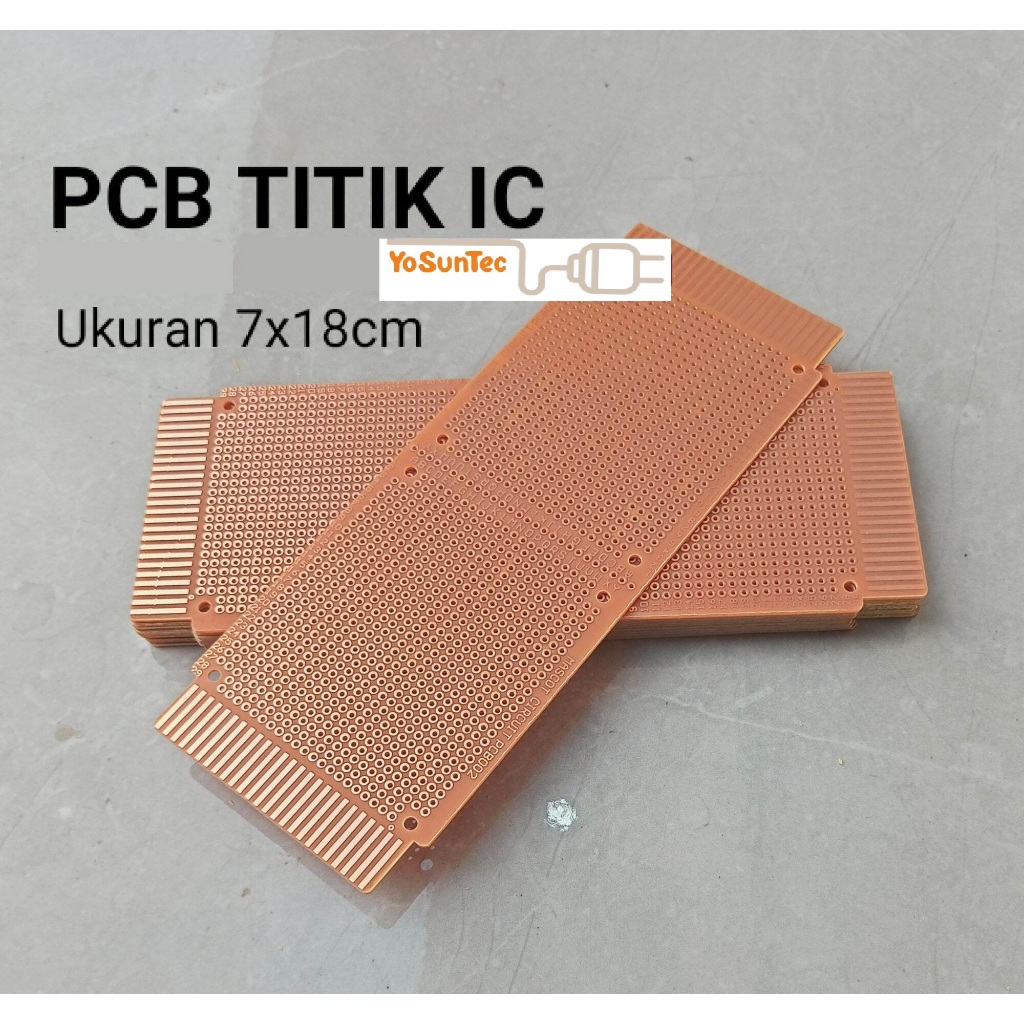 Jual Pcb Titik Ic 18x7 Pcb Lubang Ic Pcb Bolong Ic 18,5 x 7,2 cm DIY ...