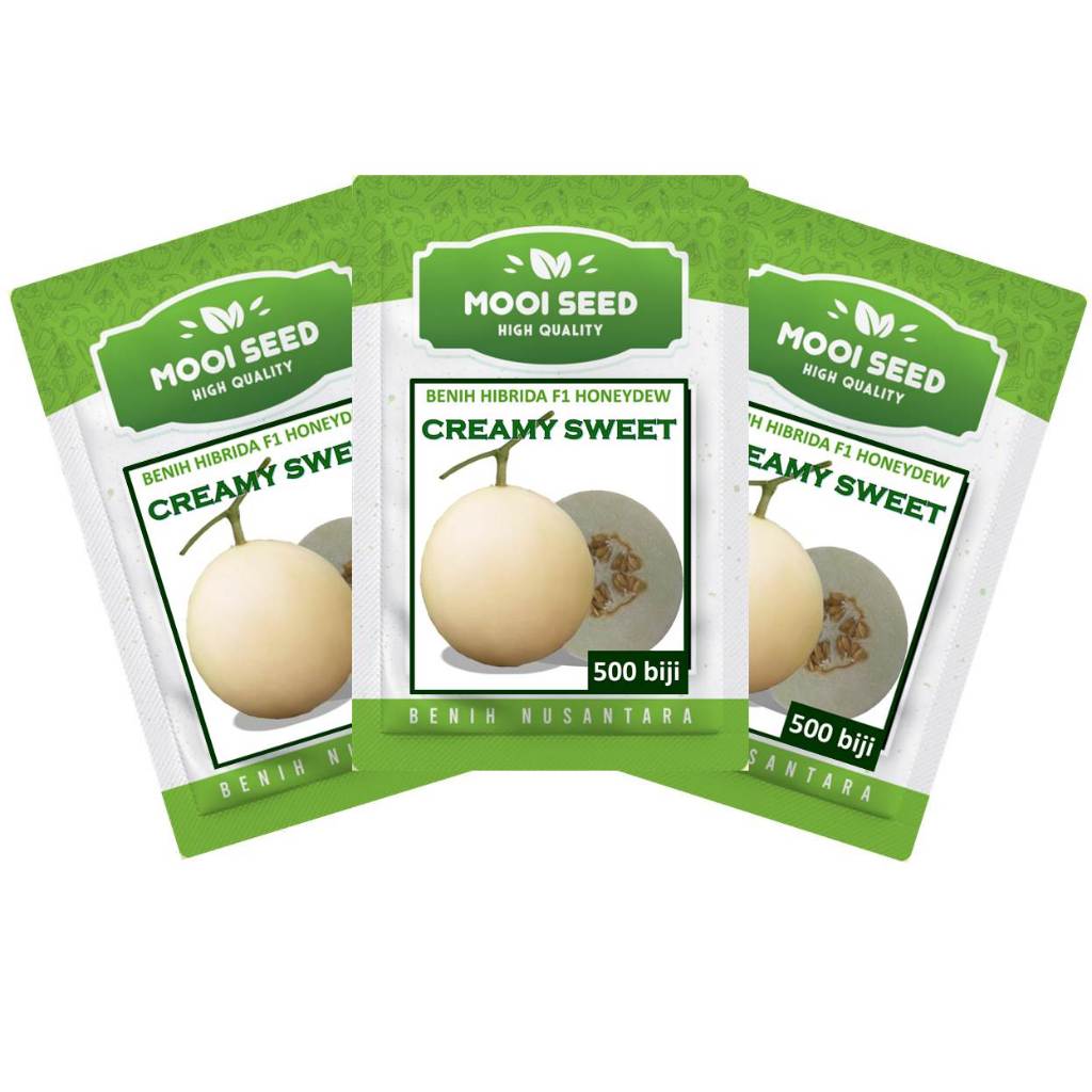 Jual Benih melon honeydew hibrida F1 daging putih setipe honeyglobe ...