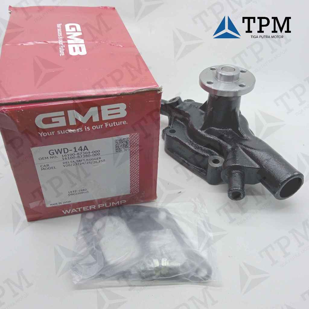 Jual WATER PUMP DAIHATSU DELTA OLD V22 / TAFT F50 GWD-14A GMB JAPAN ...