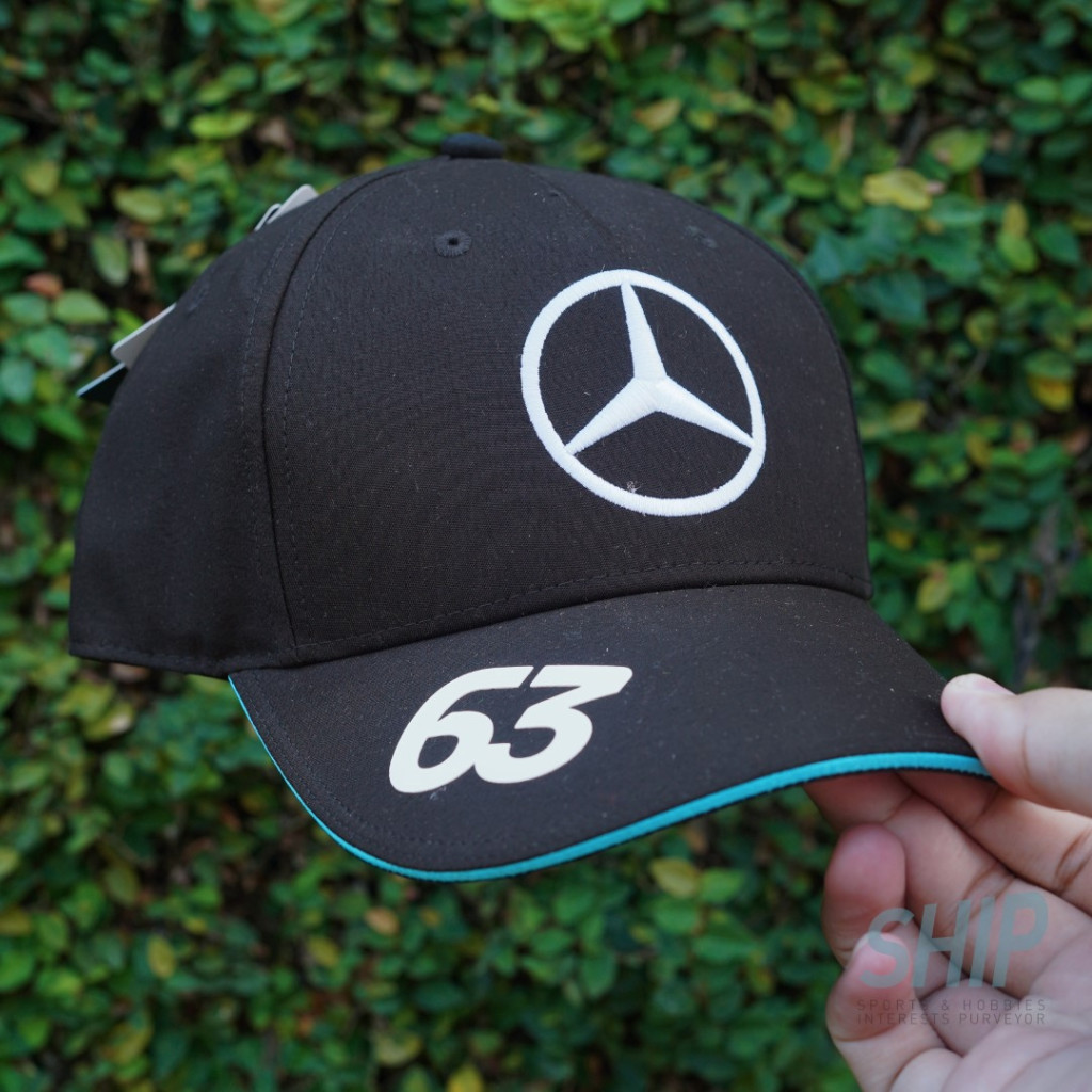 Jual topi Driver cap RUSSELL MERCEDES hitam black F1 original 2024 ...