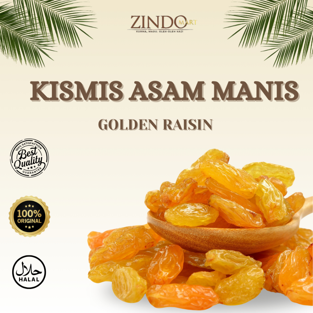 Jual KISMIS ARAB PREMIUM 500GR DAN 250GR GOLDEN RAISIN OLEH-OLEH HAJI ...