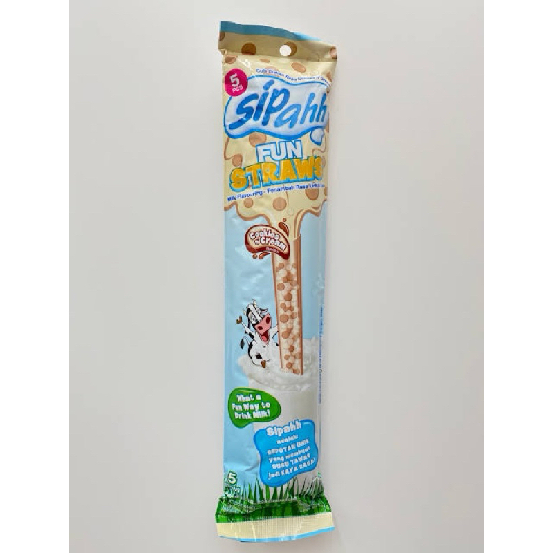 Jual Sipahh Fun Straws Cookies & Cream 1 pack isi 5 | Unikids Jawa ...