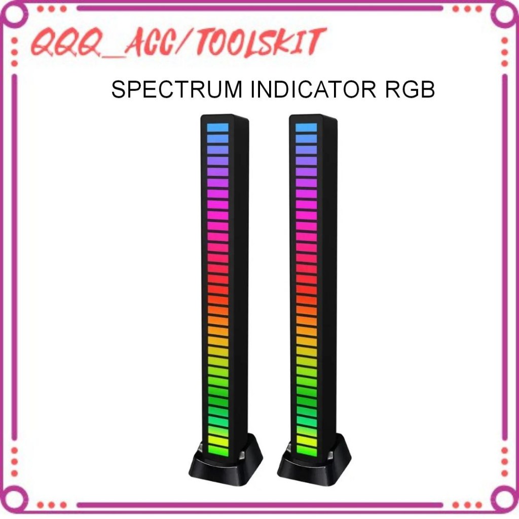Jual Audio Spectrum indicator Bar LED RGB Lampu Musik LED RGB Bar Strip ...