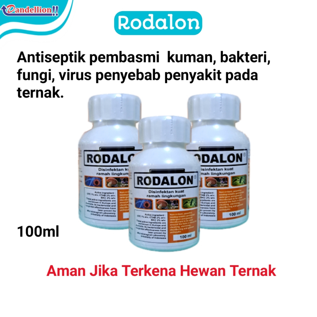 Jual RODALON | Desinfektan antiseptik hewan peliharaan | Kelinci Sapi ...