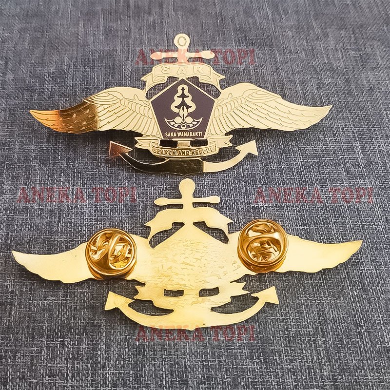 Jual Wing Saka Wanabakti SAR Full Logam Lencana Pin Wing Logo SAR Saka ...