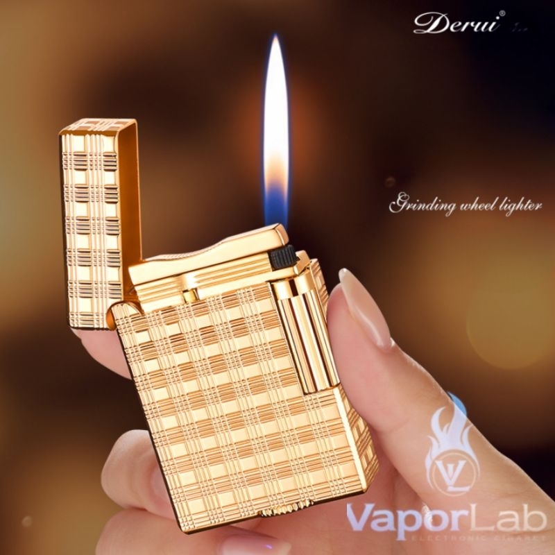 Jual korek api classic vintage roda gas lighter elegant mewah gift box ...