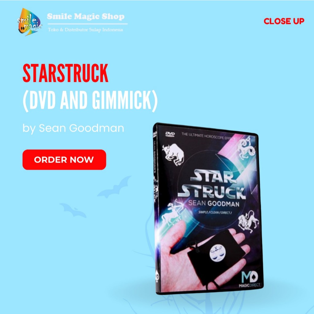 Jual Alat Sulap - Starstruck by Sean Goodman (DVD and Gimmick) - Smile ...