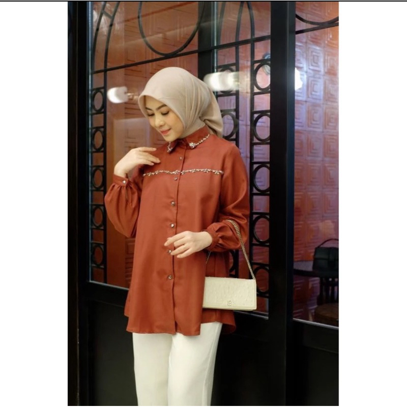 Jual Aliaa Blouse By Lonila Original | Shopee Indonesia