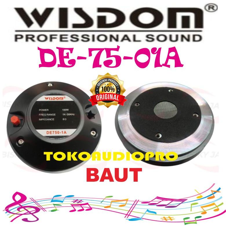 Jual Driver Wisdom DE7501A Component Driver Speaker Tweter Speaker De ...