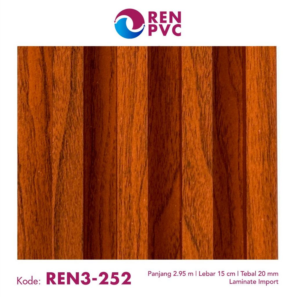 Jual REN PVC - Wall Panel WPC | 3D Wood Panel WPC 2CM | Shopee Indonesia