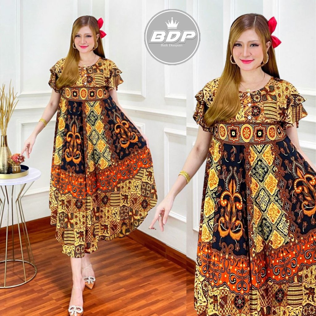 Jual Dianputri - Daster wanita Panjang Rayon Grade A Busui Resleting Depan | Daster chibi ...