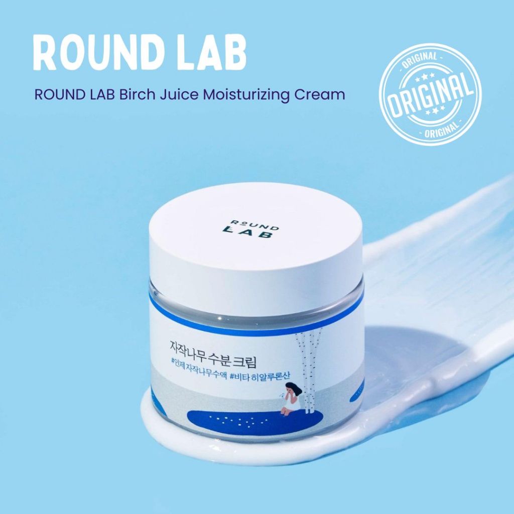 Jual ROUND LAB Birch Juice Moisturizing Cream 80 ml | Shopee Indonesia