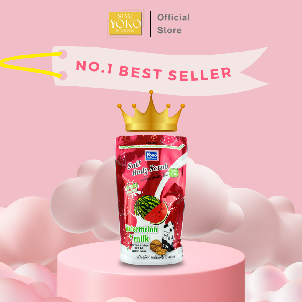 Jual Yoko Gold Salt Body Scrub Watermelon Milk 350 Gram | Shopee Indonesia