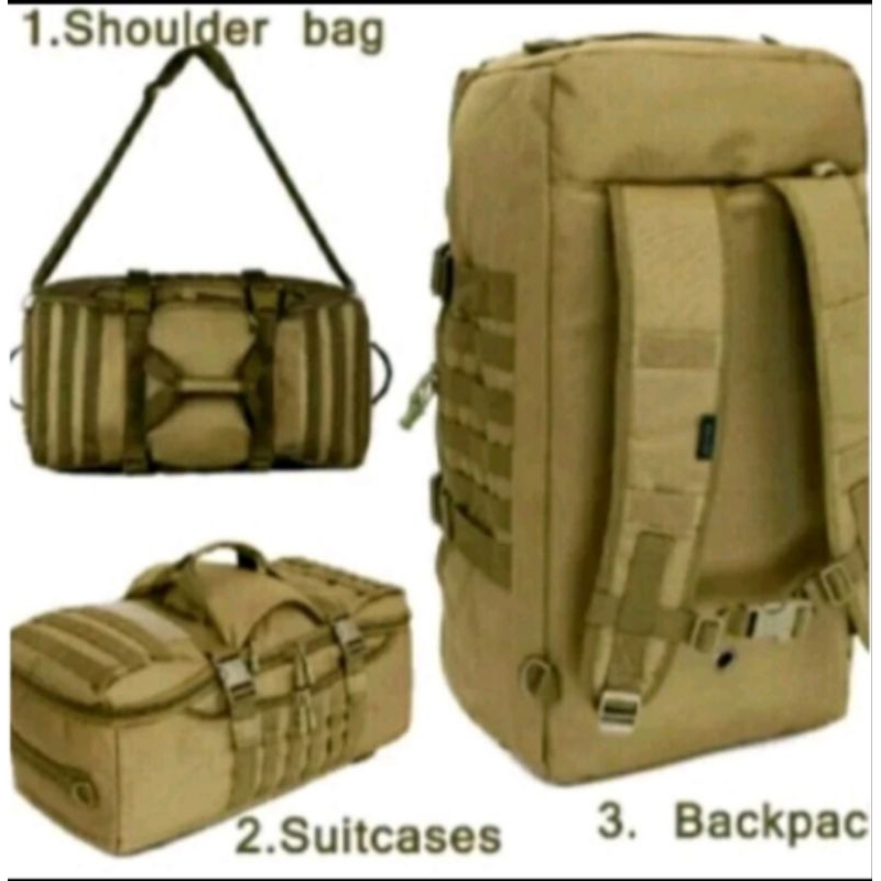 Jual Tas koper Brimob/tas TNI POLRI/Tas Ransel Tas pakaian jumbo ...