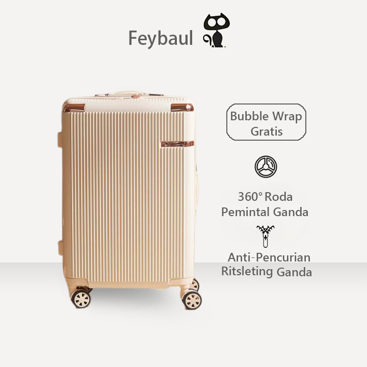 Jual FEYBAUL Koper Bagasi kabin material ABS+PC premium pecah tidak mudah pecah fiber roda ...