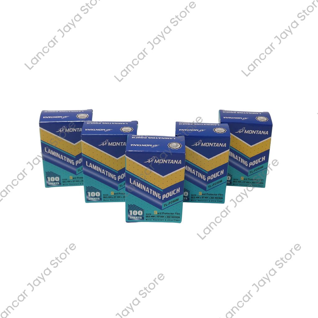 Jual Plastik Laminating KTP / Laminating KTP Hombo 250 - Micron ...