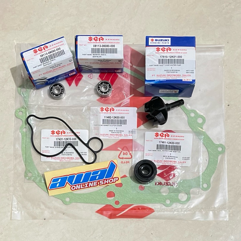 Jual Seal Sil Water Pump waterpump Satria Fu injeksi GSX 150 Original SGP | Shopee Indonesia
