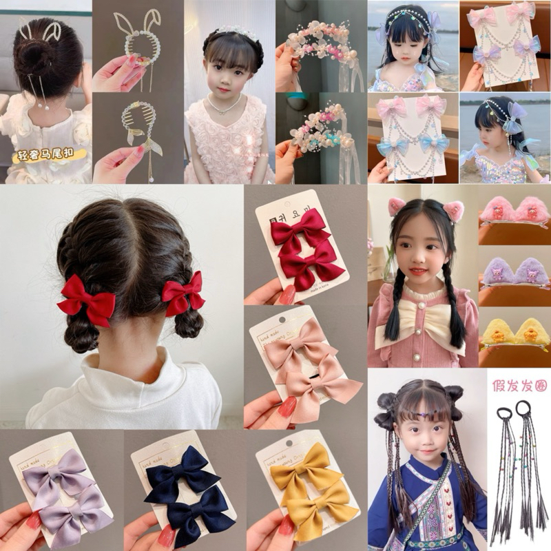 Jual Jepit Rambut Anak Perempuan Casual Princess Korean Fashion Hair ...