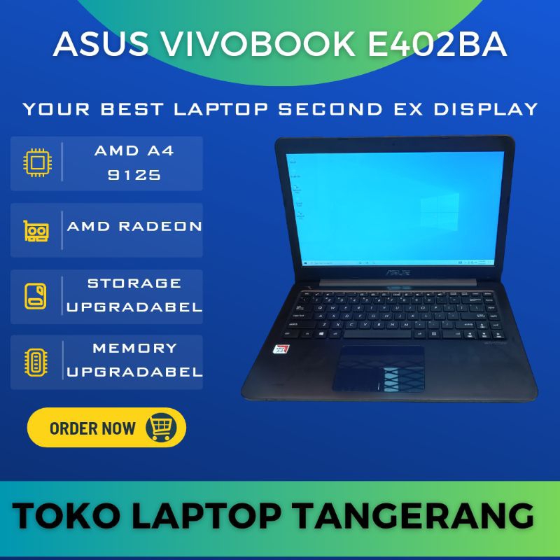 Jual ASUS E402BA / A4 9125 / RAM 4GB / HDD 500GB | Shopee Indonesia
