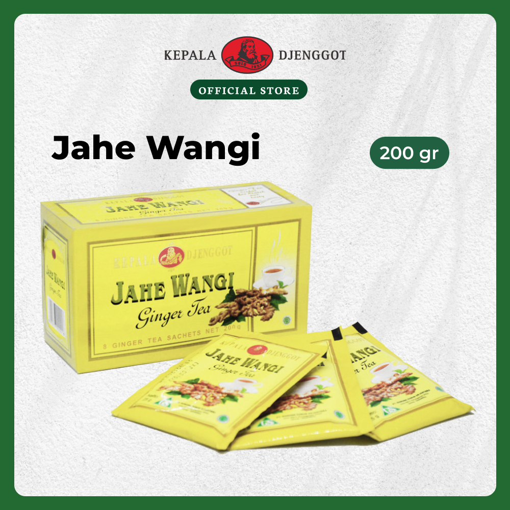 Jual Kepala Djenggot Teh Jahe Wangi 1 box isi 8 Sachet 200 gr - Teh ...