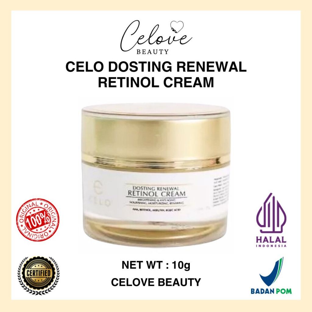 Jual [ READY STOCK ] CELO DOSTING RENEWAL RETINOL CREAM BRIGTHENING ...