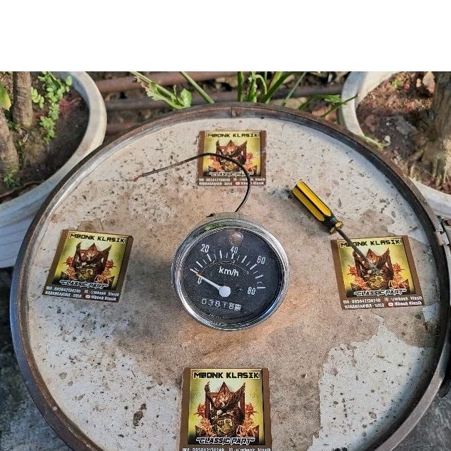 Jual speedometer tatung co 80cc yamaha gt80 trail ORIGINAL speedometer ...