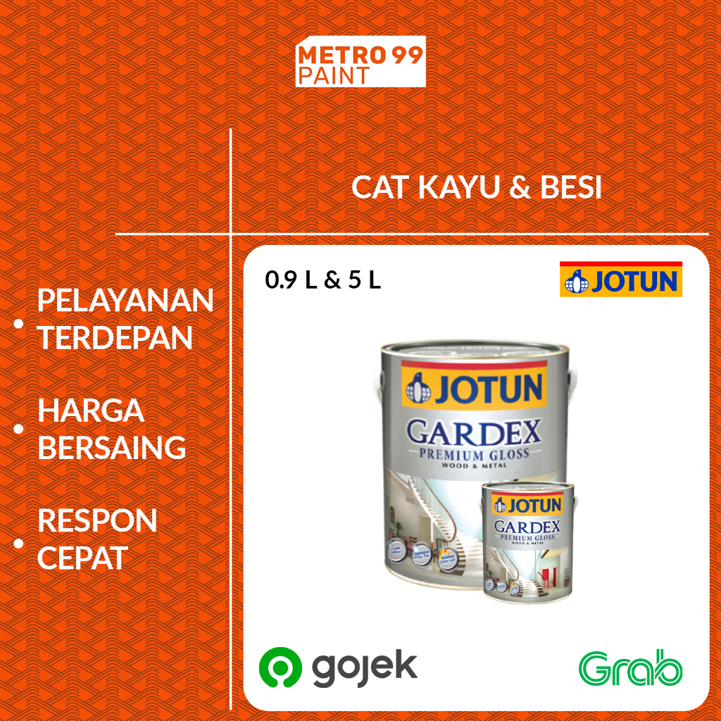 Jual Cat Kayu dan Besi Jotun Gardex Premium Gloss 1 Liter | Shopee Indonesia