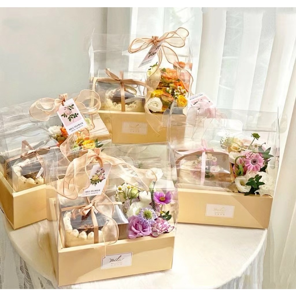 Jual Flower & Cake Paper GiftBox - Kotak Kado Bunga Kerajinan( Box Saja ...