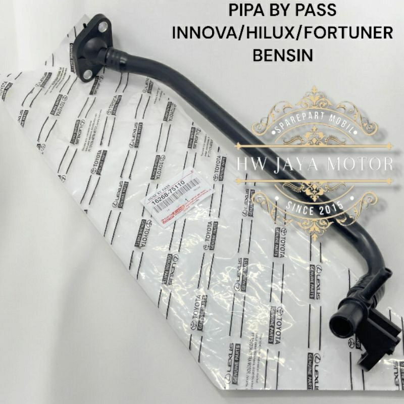 Jual PIPA SELANG BY PASS PLASTIK TOYOTA INNOVA HILUX 16268-75110 ...