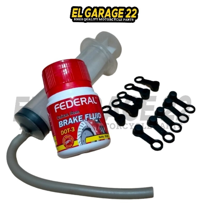 Jual Paket alat bleeding minyak rem cakram/suntikan kuras pompa oli rem ...