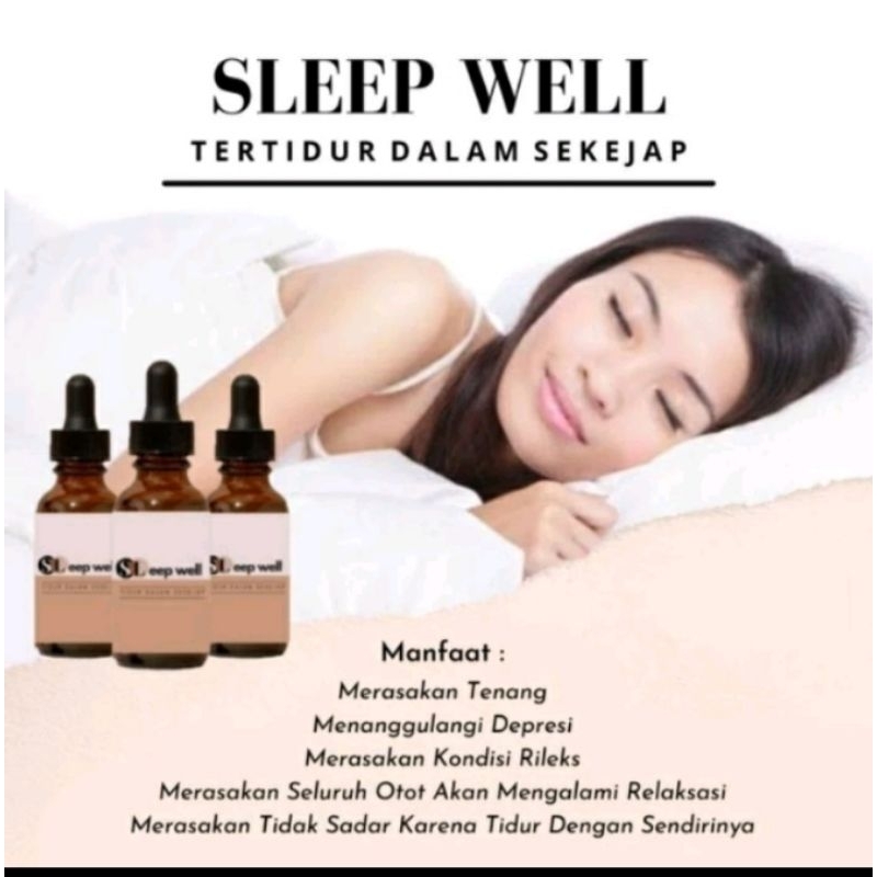 Jual Sleep Well obat tidur terbaik dengan produk original | Shopee ...
