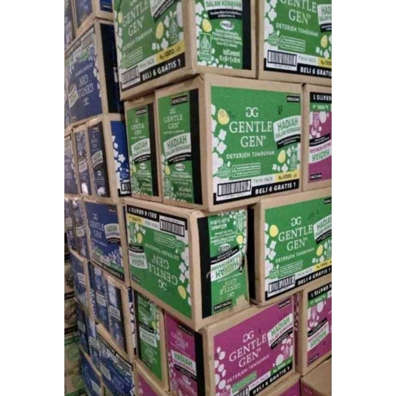 Jual GENTLE GEN DETERGENT CAIR 1 KARTON ISI 140 SACHET / GENTLE GEN ...