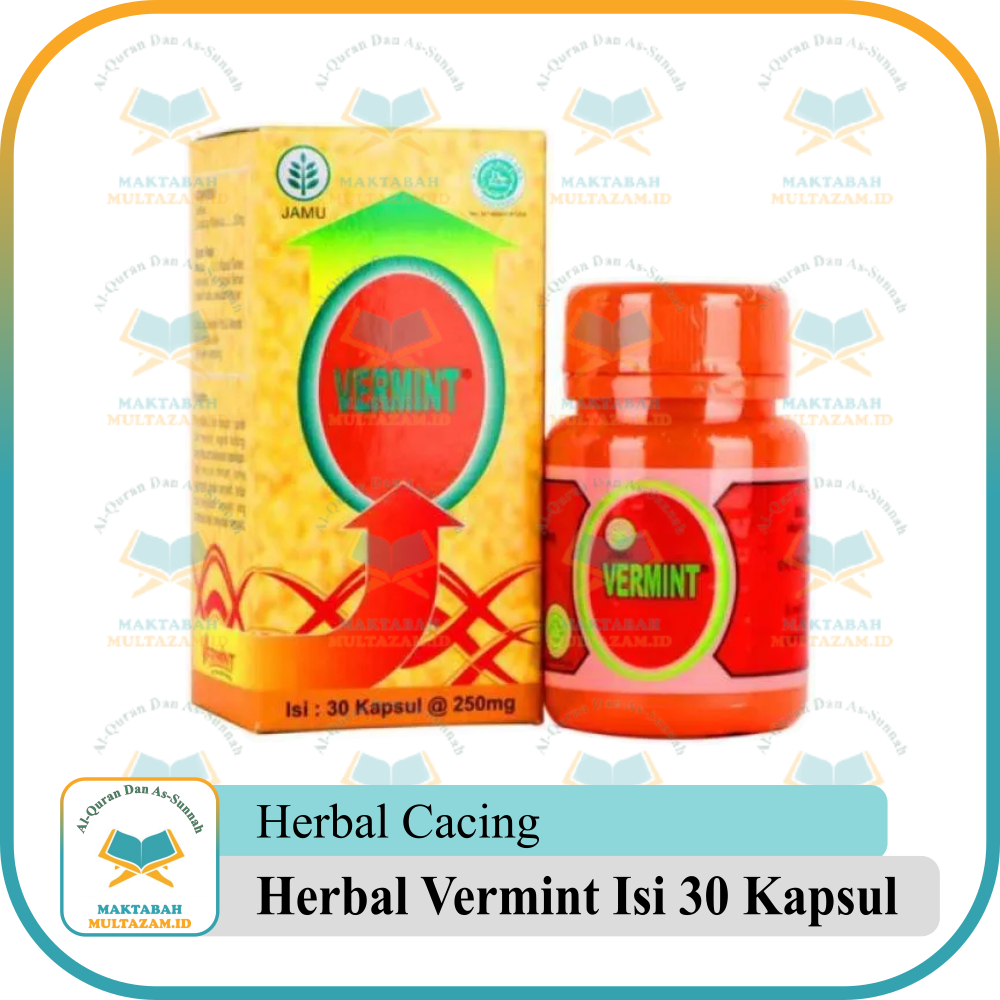 Jual Vermint Isi 30 Kapsul | Obat Cacing Vermint 30 Kapsul Original ...