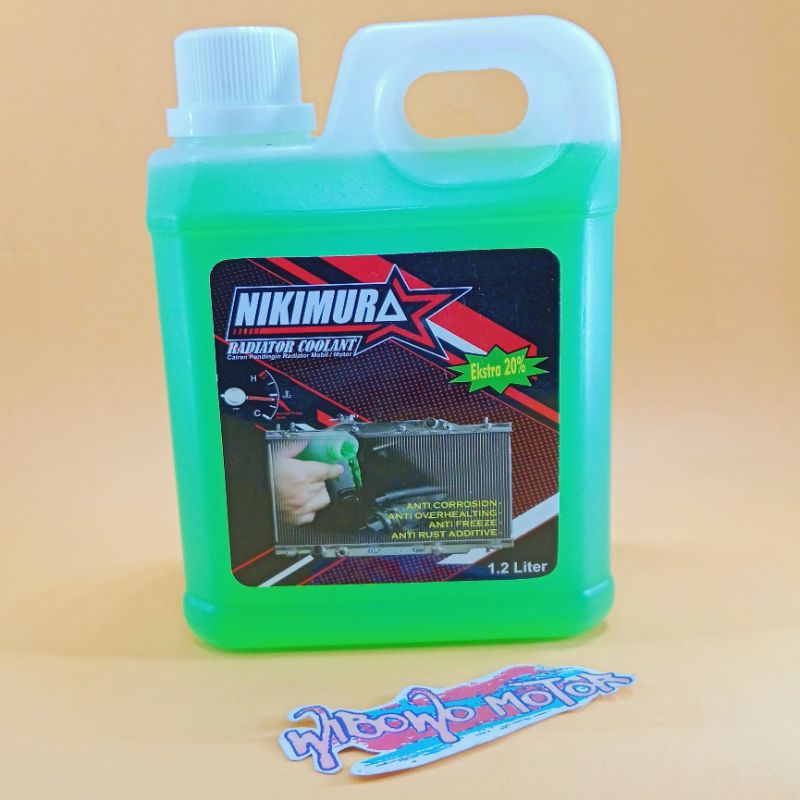 Jual AIR RADIATOR AIR COOLANT NIKIMURA CAIRAN PENDINGIN MURAH 1,2L ...