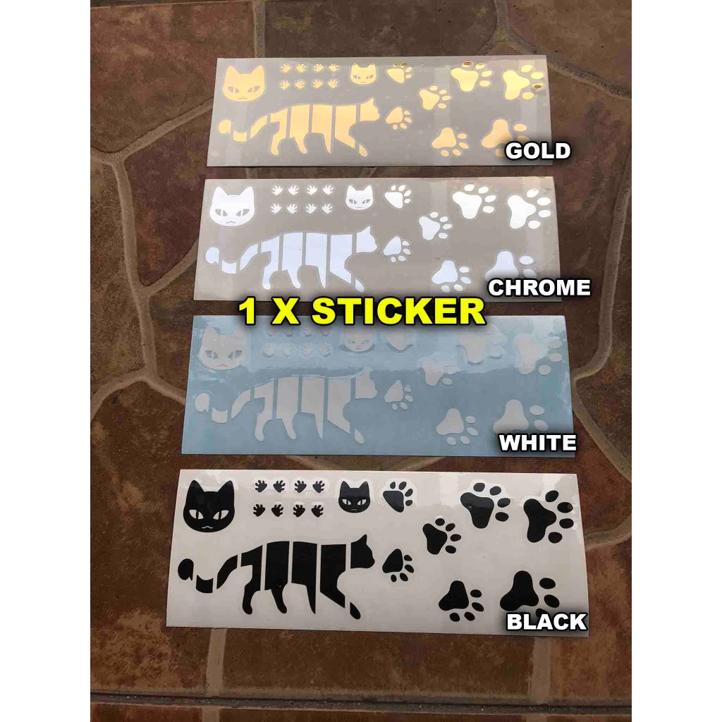 Jual Kawai neko Sticker inlay Fretboard guitar stiker kucing ...