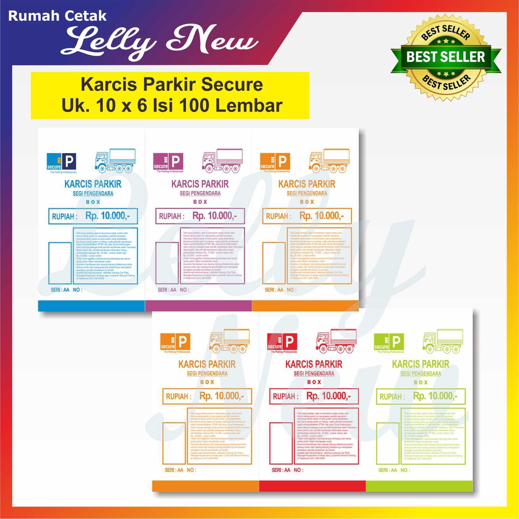 Jual KARCIS PARKIR MOBIL BOX SECURE | Shopee Indonesia