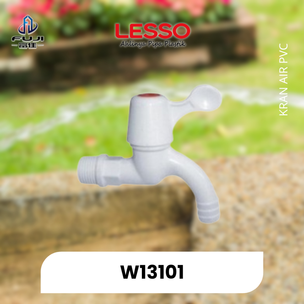 Jual Lesso Kran Air PVC Keran Taman Dapur Wastafel 1/2 3/4 inch ...