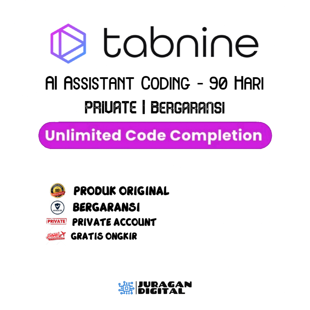 Jual TABNINE AI PRO 90 HARI | PRIVATE ORIGINAL | Shopee Indonesia