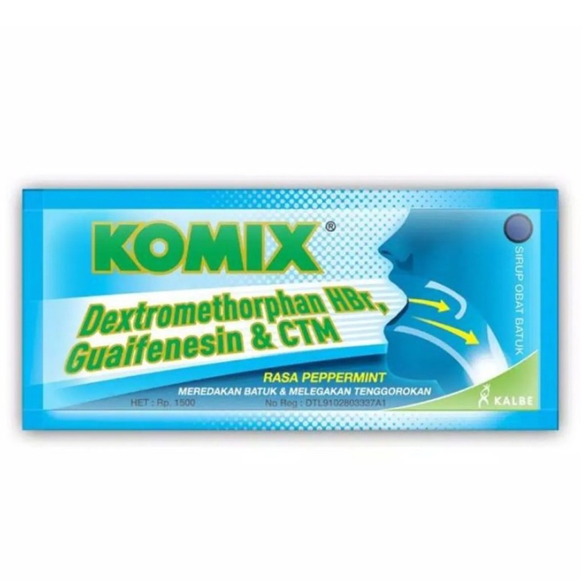 Jual KOMIX PEPPERMINT 1 SACHET 5ML | Shopee Indonesia