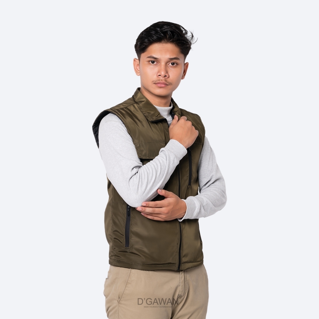 Jual DGAWAN X DUAARAKAAT KHAFA VEST 3 IN LOOK Vest Pria Vest Pria ...