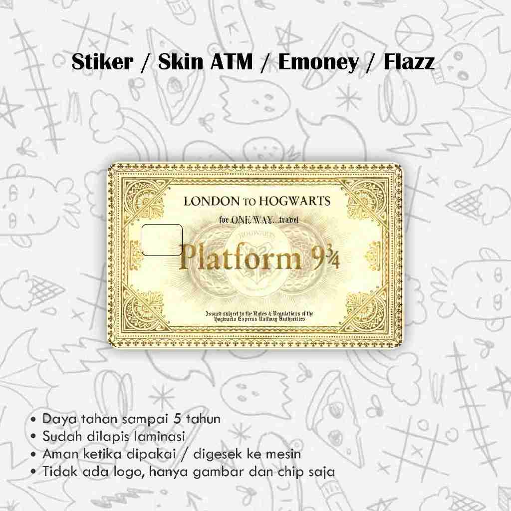 Jual Stiker / Garskin ATM PLATFORM / Skin Emoney / Flazz | Shopee Indonesia