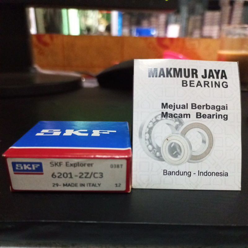 Jual BEARING 6201 2Z C3 / 6201 ZZ C3 SKF ITALY ORIGINAL | Shopee Indonesia