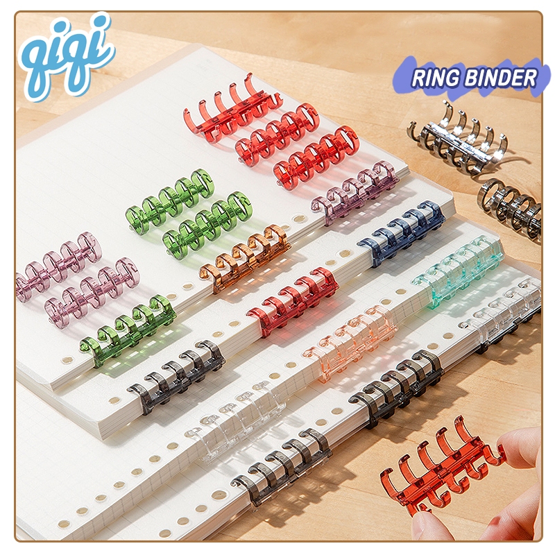 Jual DIY Binding Ring binder 5 Ring 15mm Multi -warna - Qiqi Treasure ...