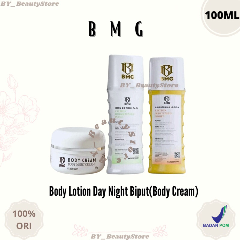 Jual PAKET BMG BODY LOTION BRIGHTENING DAY NIGHT BODY CREAM(BIPUT ...