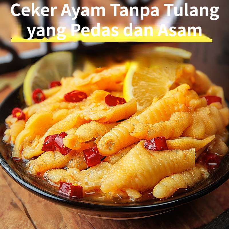 Jual Family Snack Ceker Ayam Tanpa Tulang / spicy&lemon / Ceker Ayam ...